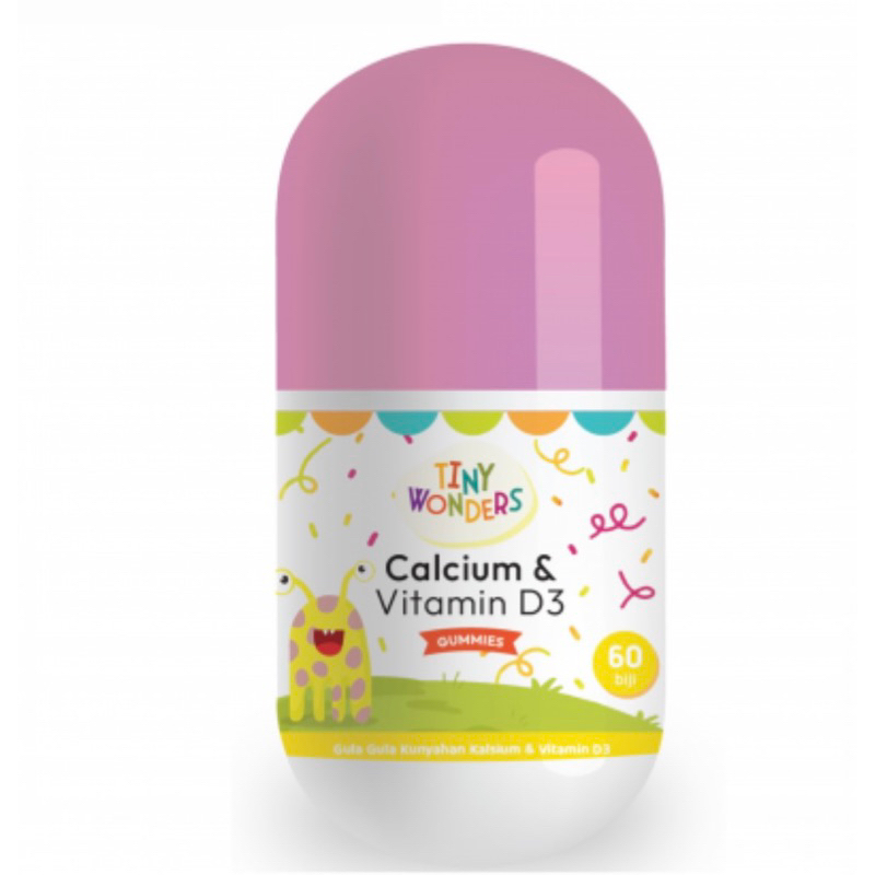Tiny Wonders Gummy Calcium & Vitamin D3 60’s | Shopee Malaysia