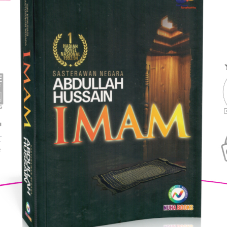 NOVEL IMAM (ABDULLAH HUSSAIN - NOVEL SASTERAWAN NEGARA) | Shopee Malaysia