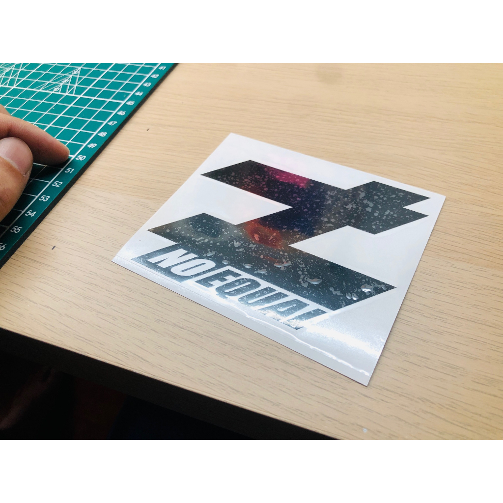 NO EQUAL Logo Car Sticker (High Quality) | Shopee Malaysia