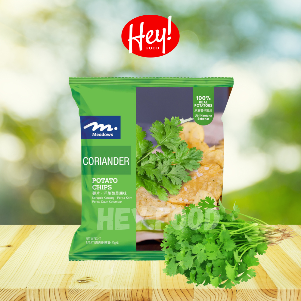 💥💥[LOWEST PRICE]💥💥 MEADOWS Coriander Potato Chips (60g) 芫荽味薯片 | Shopee ...