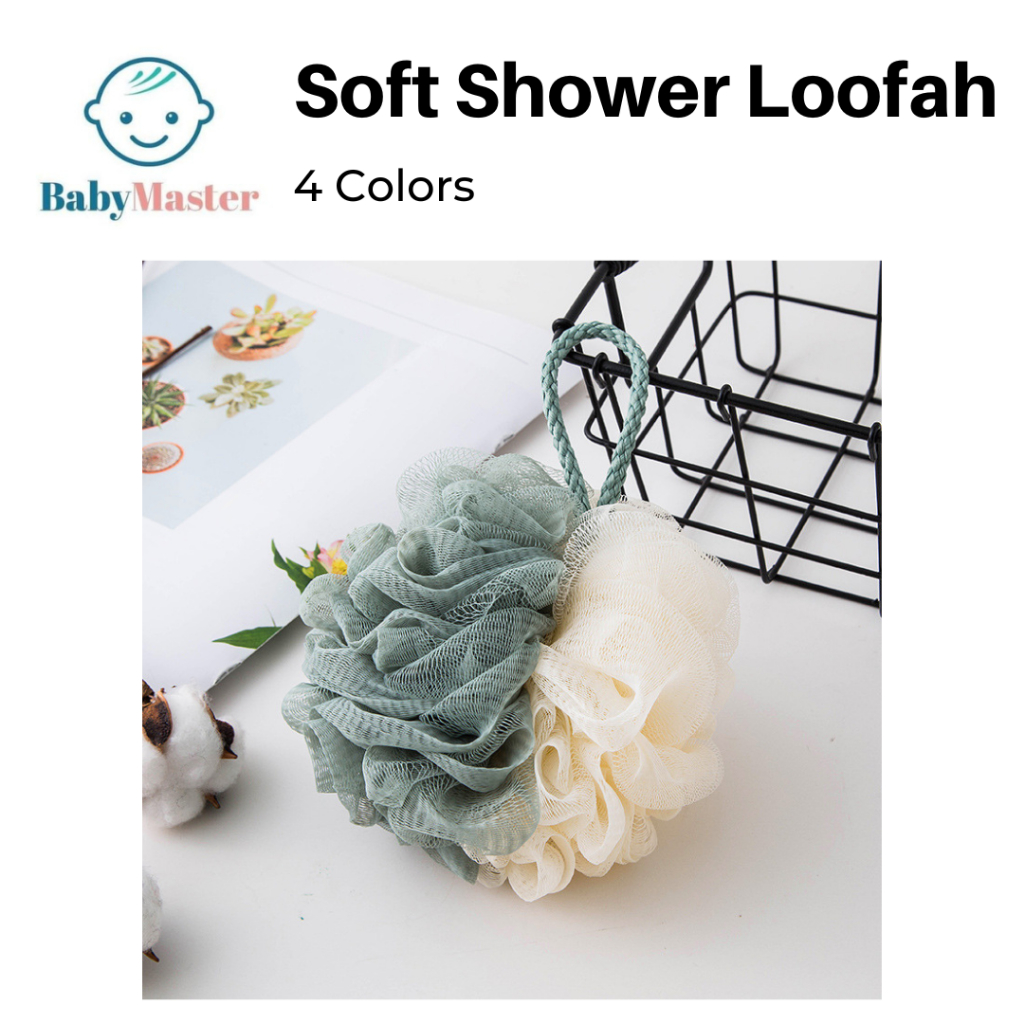 Soft Shower Mesh Nordic Loofahs Foaming Sponge Body Scrub Exfoliating