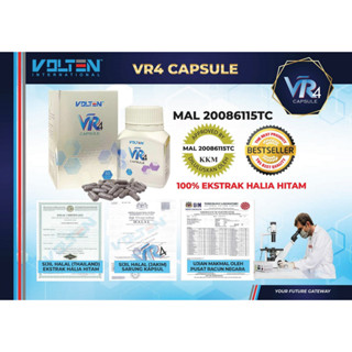 🔥READY STOCK🔥 Volten Vr4 Capsule Black Ginger / Vr4 Kapsul Halia Hitam ...