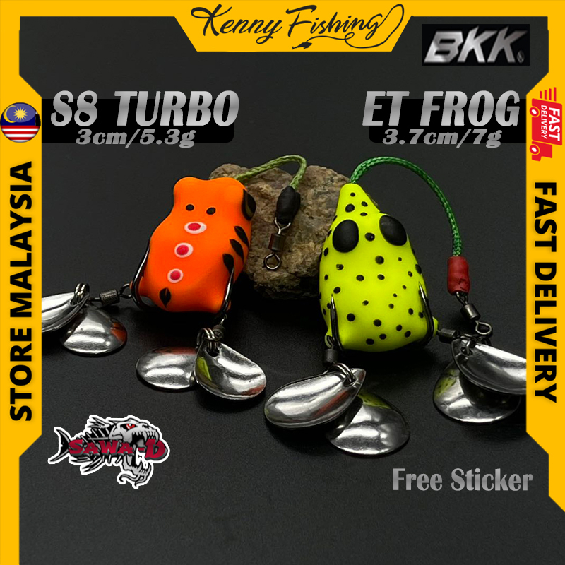 Sawa-D S8 Turbo / ET Soft Frog 4 Blade - Made in Thailand Soft Rubber ...