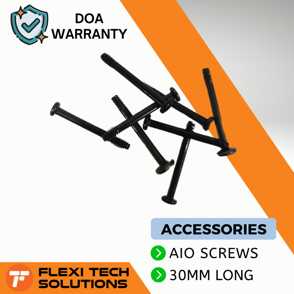 Flexi Tech AIO Accessories Screws 30mm Length Compliant with most AIO ...