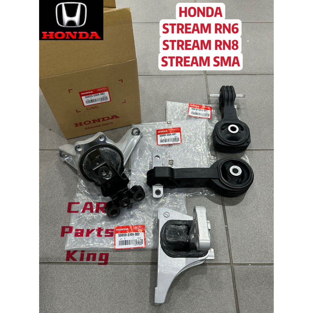 ( 100% ORIGINAL JAPAN ) HONDA STREAM RN6 RN8 SMA ENGINE MOUNTING SET ...