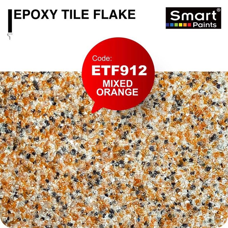 1Kg Smart Paint Epoxy Colour Tile Flake(Only Flake)Cat Lantai Flake ...