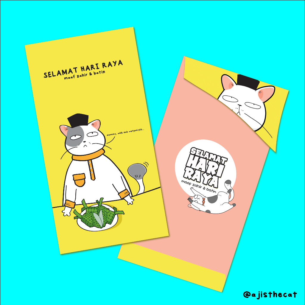 SAMPUL RAYA KUCING EKSKLUSIF BY AJISTHECAT | Shopee Malaysia