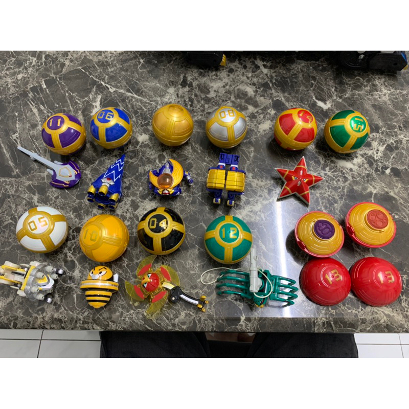 Bandai Ninpuu Sentai hurricanger DX karakuri balls Zord Weapon Power ...