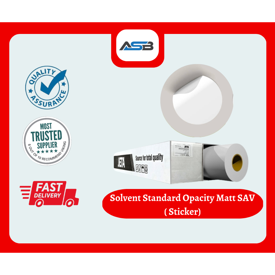 Solvent Standard Opacity Vinyl Sticker White sticker. White sticker ...