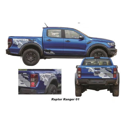 Ford Ranger Raptor / wildtrak Car Body Garphic Decals Vinyl Sticker ...