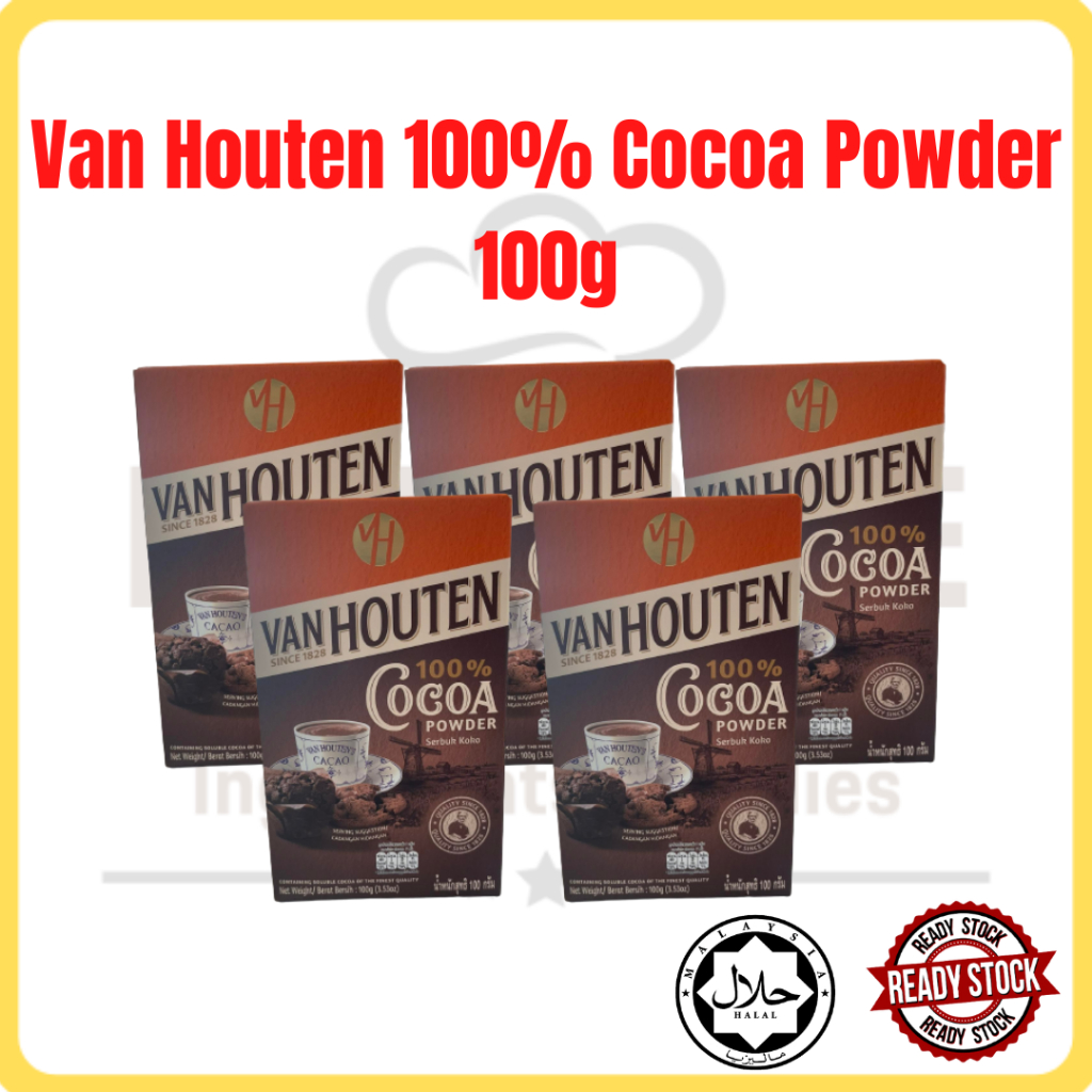 Van Houten Cocoa Powder 100G 350G/Serbuk Koko/可可粉/Cake/Kek/蛋糕/Drinks ...