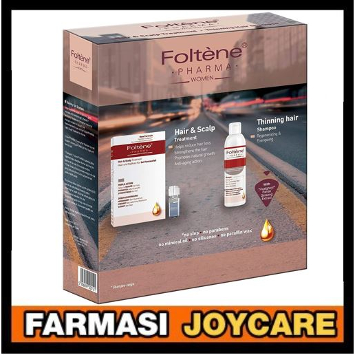 Foltene Pharma Hair & Scalp Kit Treatment For Women Serum 12 Vials ...