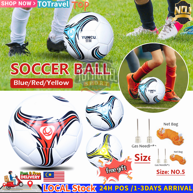 Football bola size 5 & 4 Bola sepak murah Professional soccer ball Goal ...