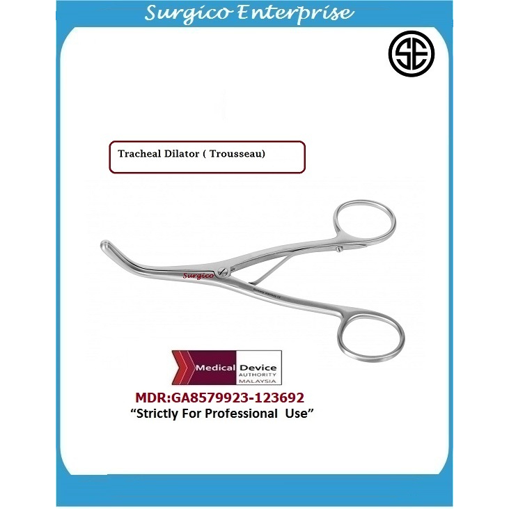 Tracheal Dilator Trousseau Adult 140mm Surgical Medical Use | Shopee ...