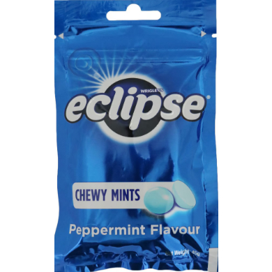 Wrigleys Eclipse Chewy Peppermint 45g | Shopee Malaysia