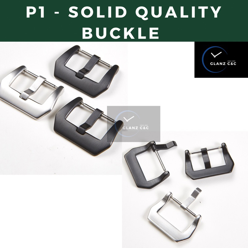 Quality Stainless Steel Buckle Watch Strap 18mm 20mm 22mm 24mm P1 P2 ...