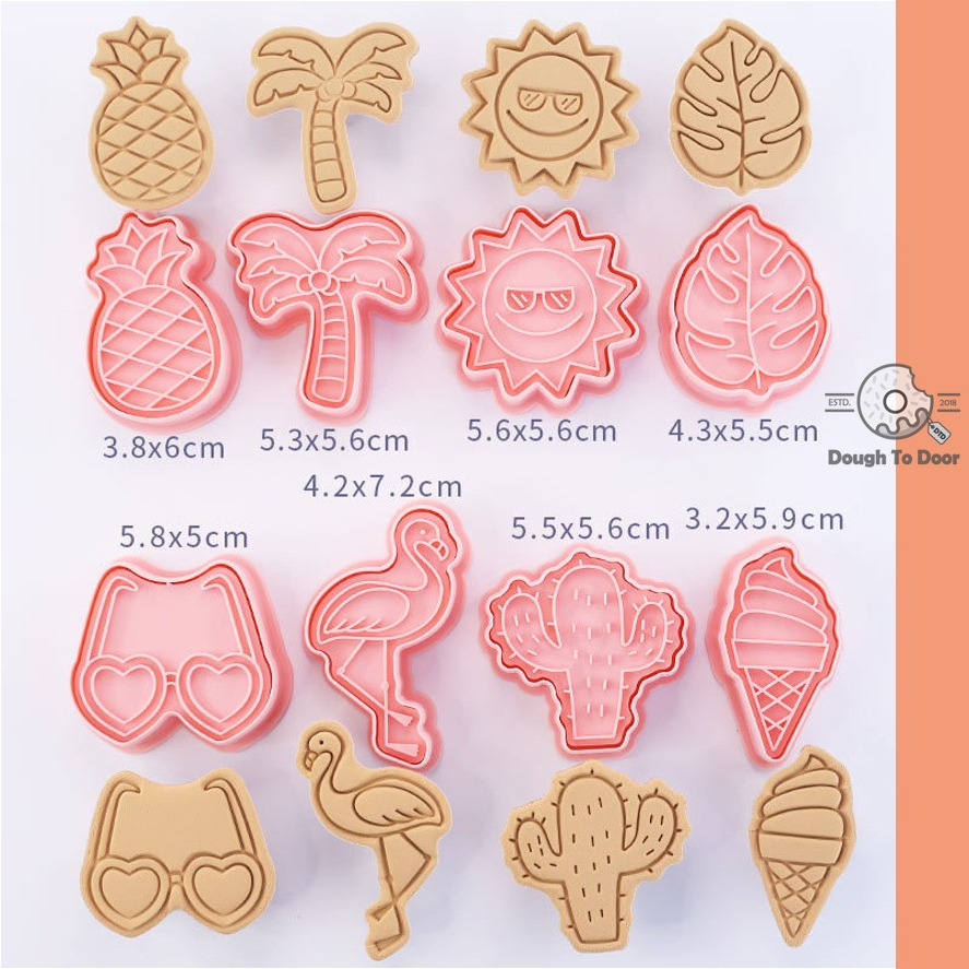 8 Pcs/Set Acuan Biskut Cookies Cutter Hari Raya Adilfitri Ramadan EID ...