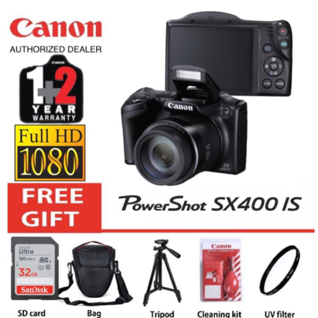Canon Powershot SX400 IS 16MP 30X Optical Zoom original (3 YEARS ...