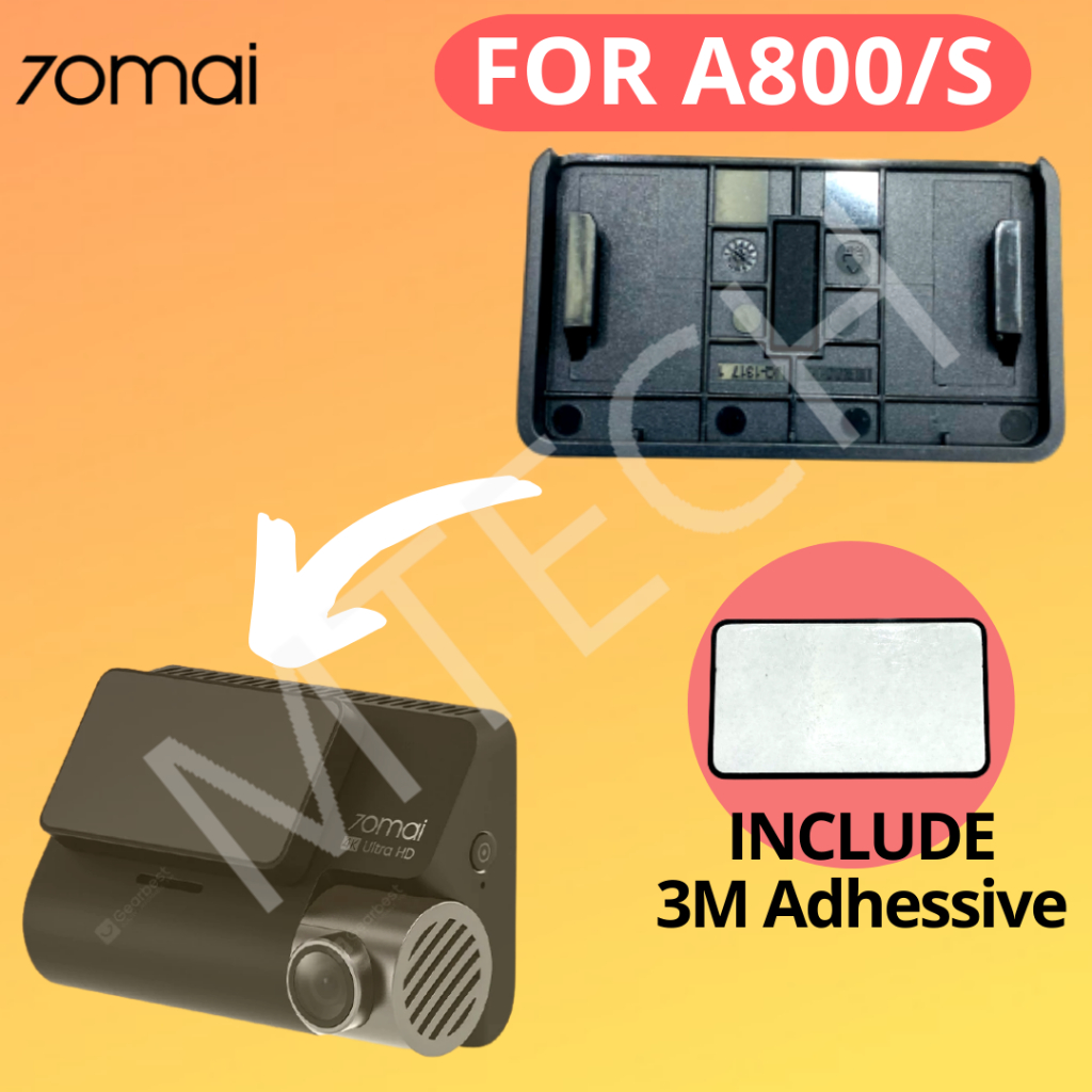 [ORIGINAL] 70MAI PRO M300 1S M500 Bracket Holder Sticker A500S A800 4K ...