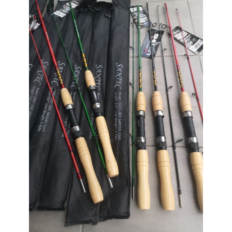 SANTEC SHUJIN PRO SOLID PRAWN FISHING ROD | Shopee Malaysia