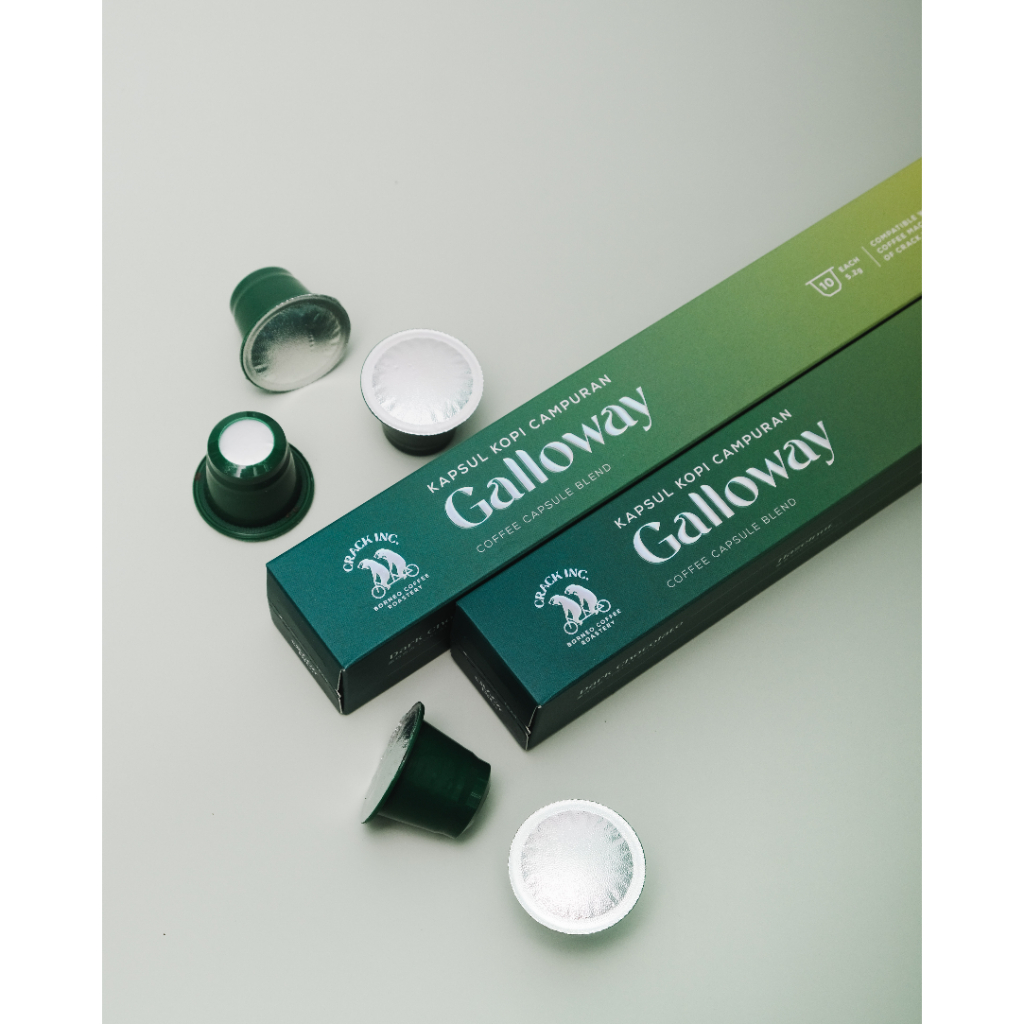 CRACK INC. Galloway Coffee Capsule (10pcs) | Shopee Malaysia