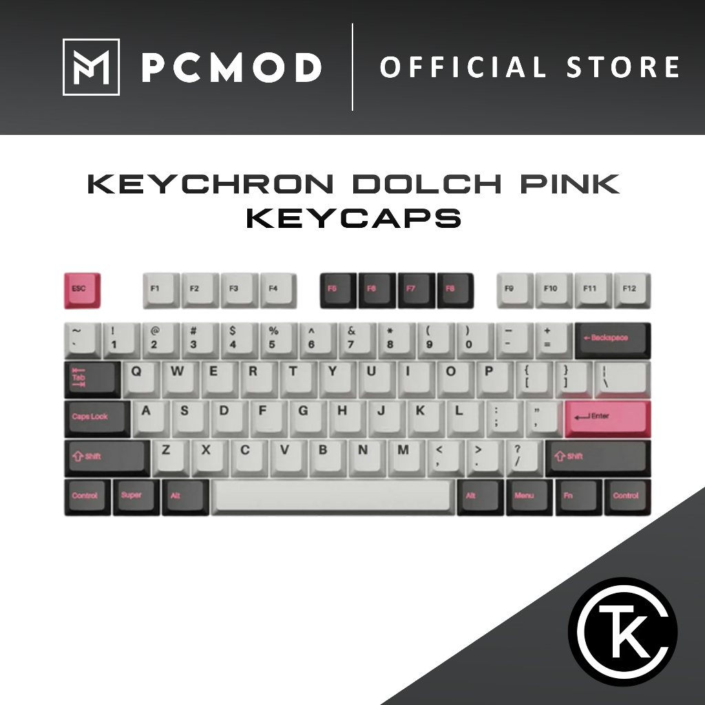 Keychron Dolch Pink | Cherry Profile Keycaps | PCMOD x KEYMOD | Shopee ...