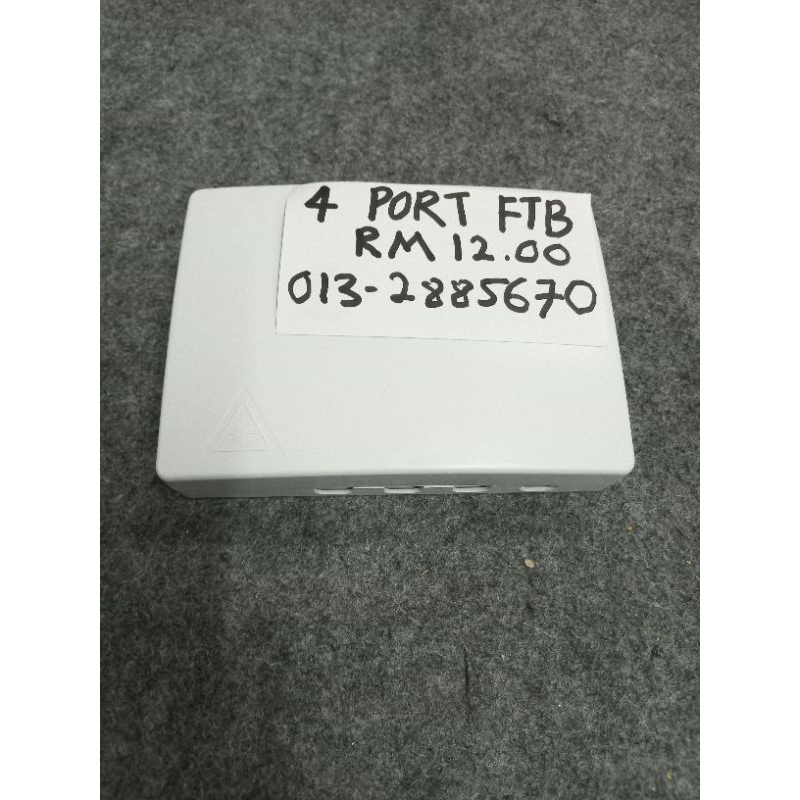 4 Port Fiber Termination Box / 4 Port FTB | Shopee Malaysia