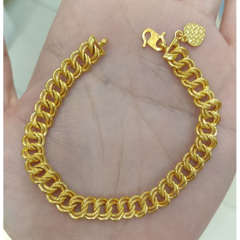 Gelang Tangan Coco & Coco King Emas 916 /Bracelets 916. | Shopee Malaysia