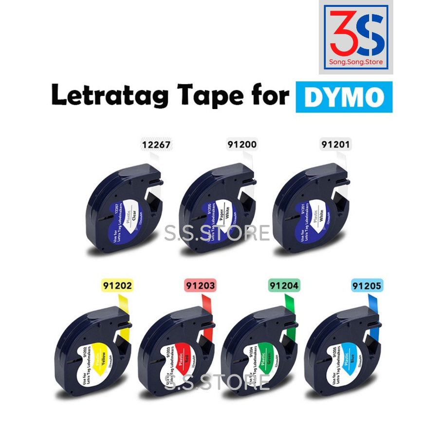 [ READY STOCK ] DYMO-compatible LetraTag Label Tape / Refill Paper or ...