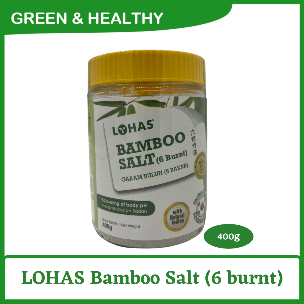 LOHAS Bamboo Salt (6 Burnt) 六烤竹盐 400g | Shopee Malaysia
