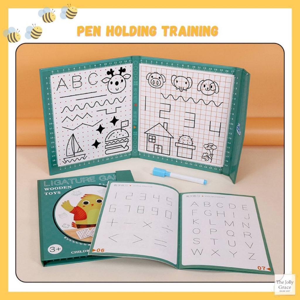 Early Learning Pen Holding Training Folding Book | Shopee Malaysia