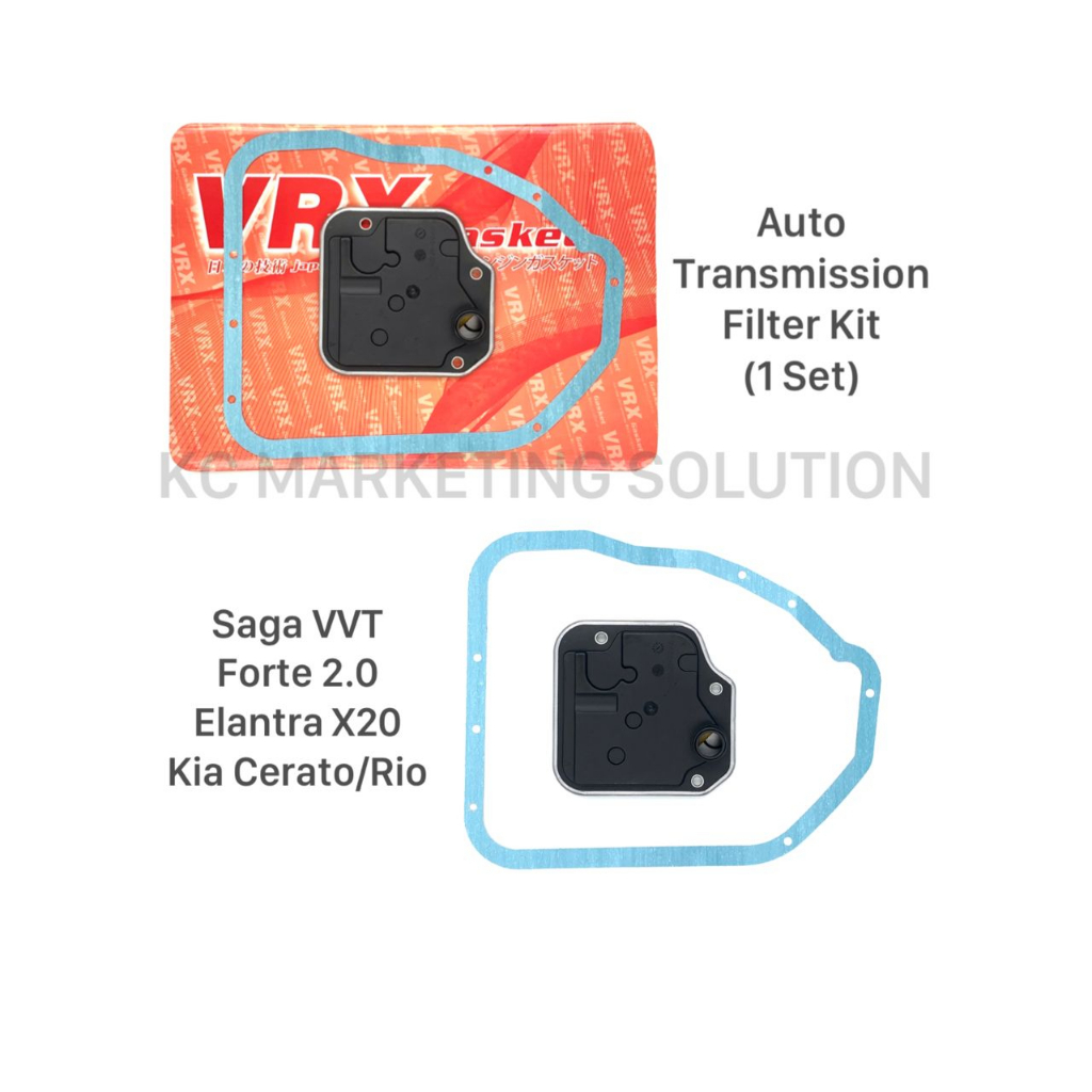 VRX Auto Transmission Filter Kit Set Saga VVT (New) / Kia Cerato Forte ...