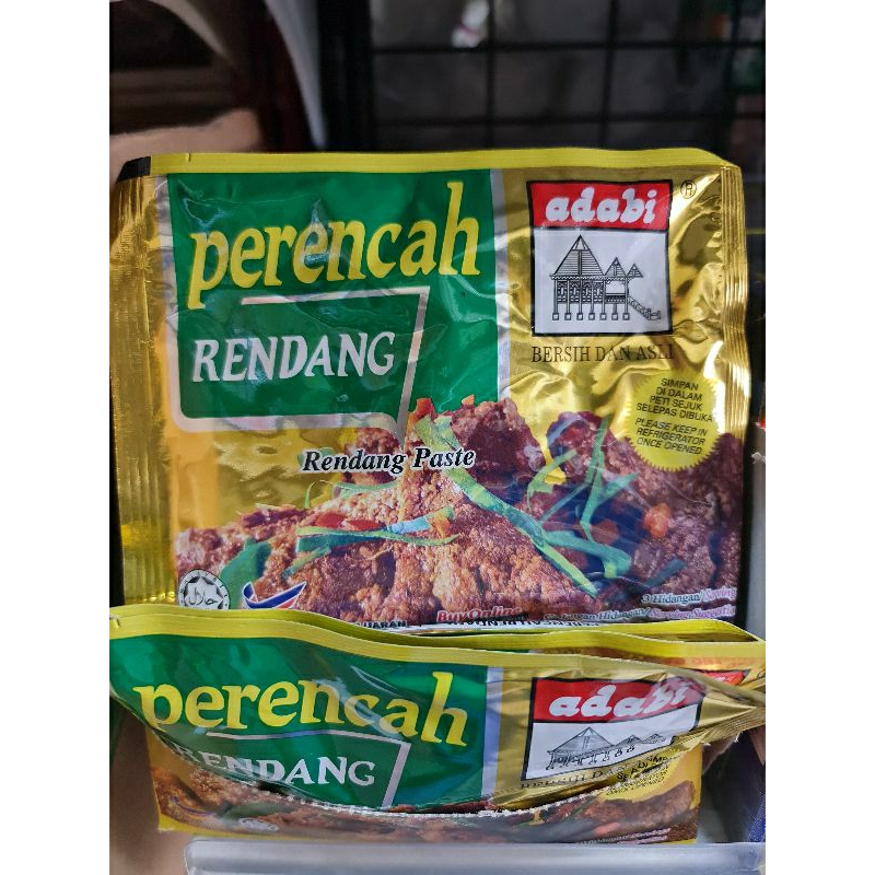 Halal【Adabi Perencah Rendang/Rendang Pasta】125g | Shopee Malaysia