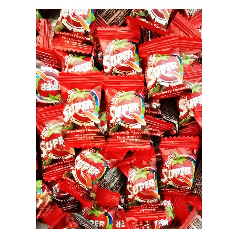 Gula gula Torrone candy 25pcs Milkiss milk Rico homark Fruits Barley ...