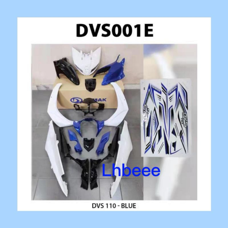 DEMAK DVS 110 BODY COVER SET ORIGINAL FREE BODY STICKER | Shopee Malaysia