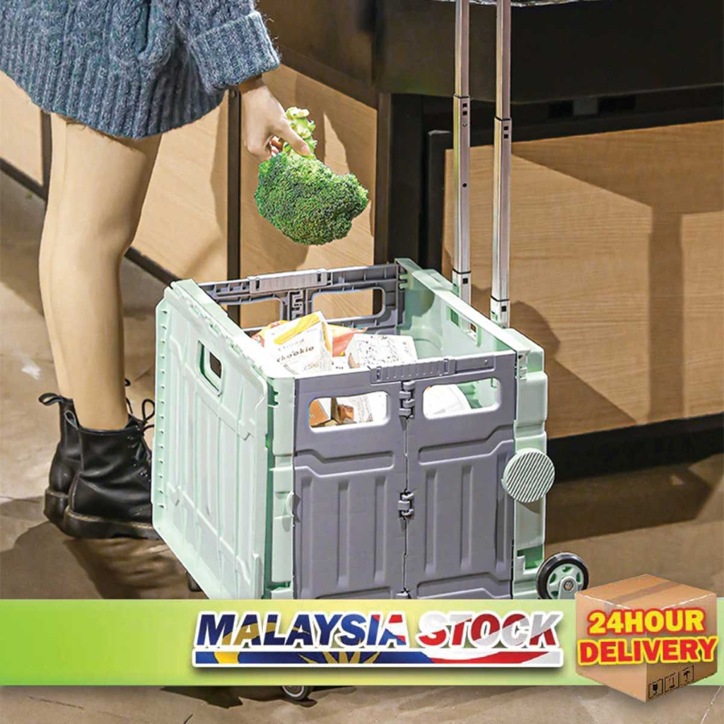 Portable Home Use Grocery Shopping Cart Express Cart Foldable Shopping ...