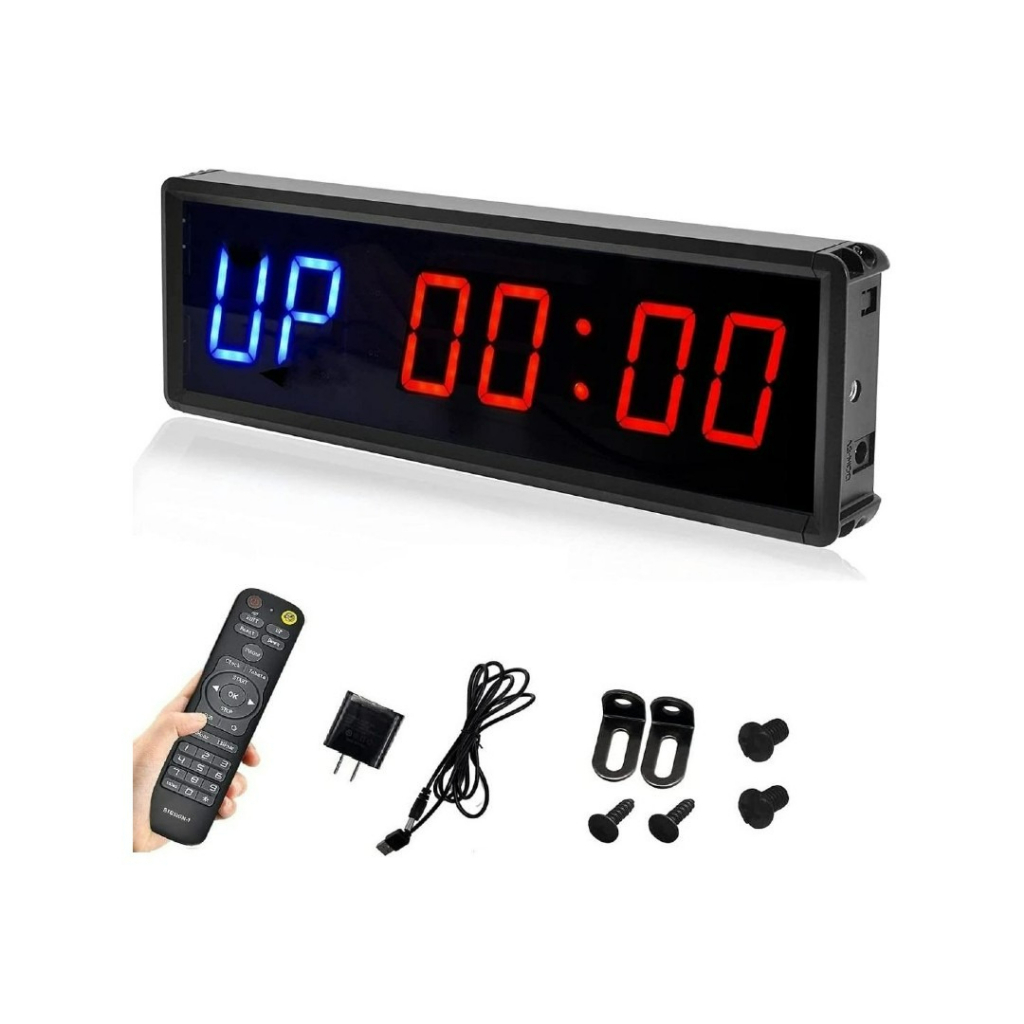 🔥Ready Stock🔥LED Interval Timer Count Down/Up Clock Stopwatch with ...