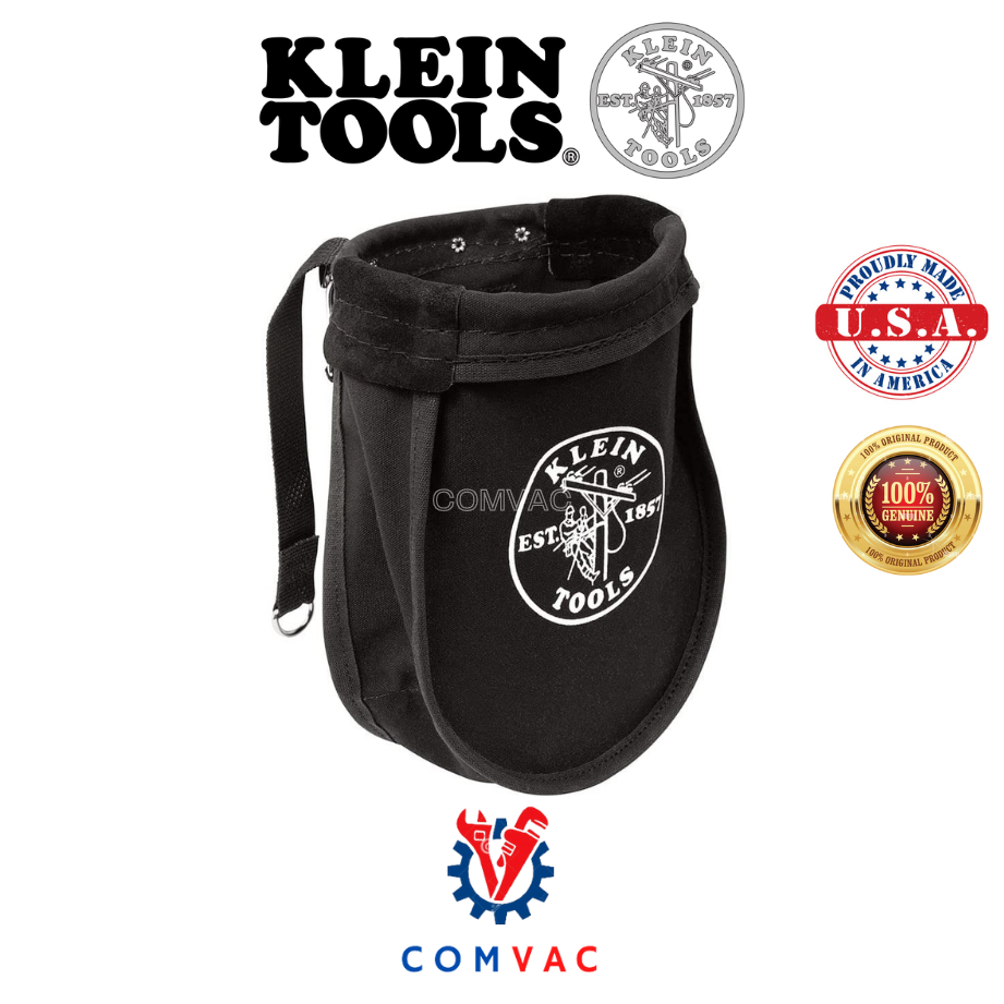 Klein Tools 51A Tool Pouch, Utility Pouch for Carrying Nuts and Bolts ...