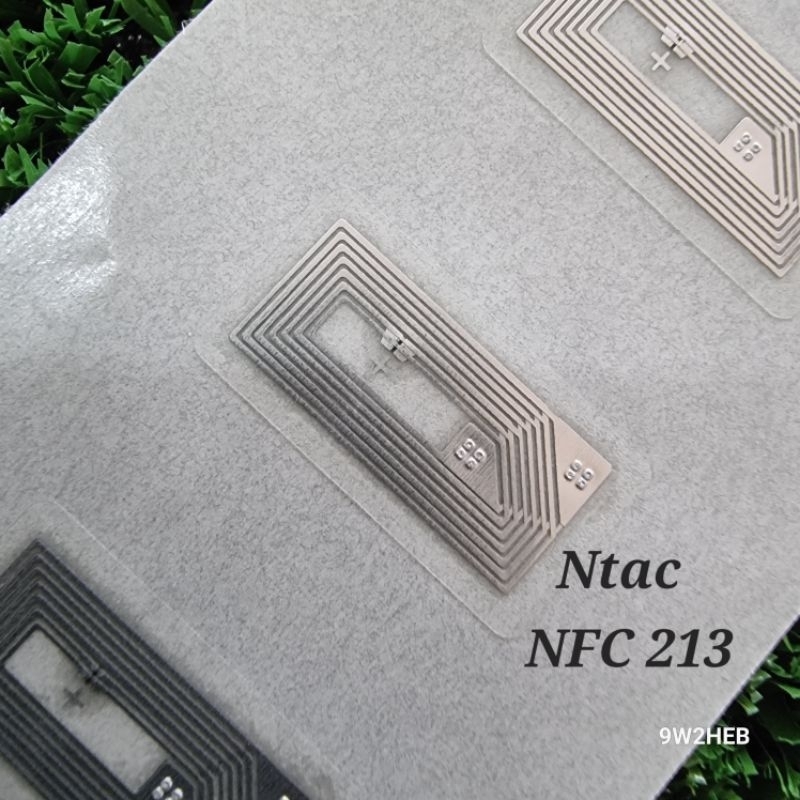 [READY STOCK] 10Pcs/Sheet NFC Chip Ntag213 Sticker Wet Inlay 2*1cm 13 ...
