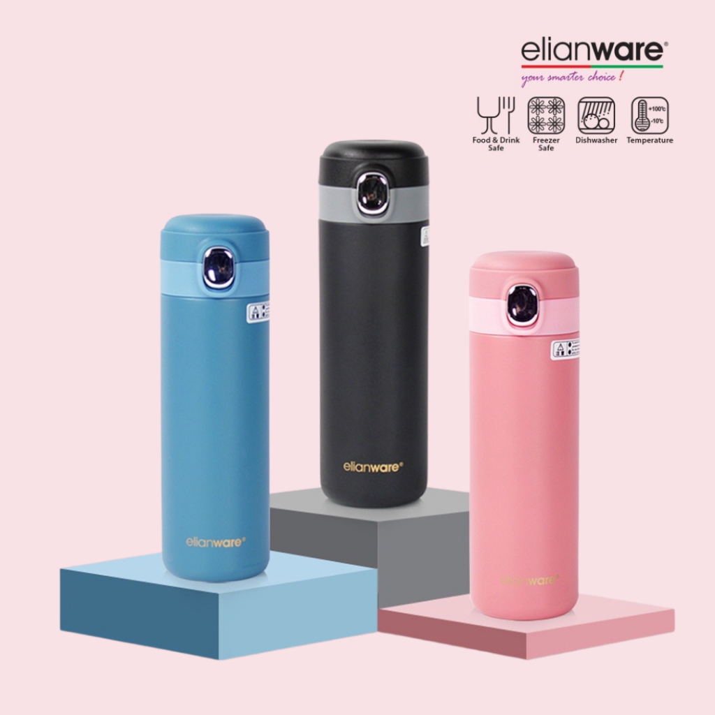 Elianware Thermos Flask Stainless Steel High Insulation Double Vacuum ...