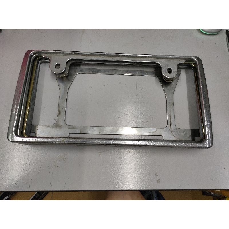 rare metal frame number plate no design | Shopee Malaysia