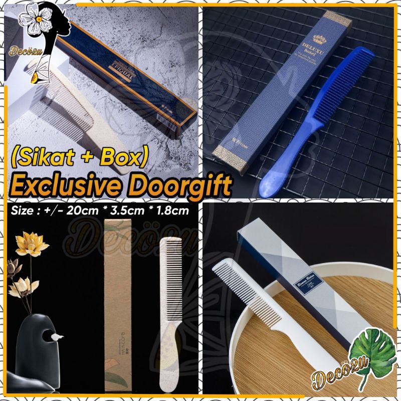 Sikat Kotak EXCLUSIVE Doorgift Set Comp Box Hadiah Kahwin Tunang ...