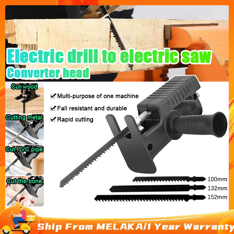 Jig Saw Adapter Electric Drill Jig Saws Connector Woodwork Cutting ...