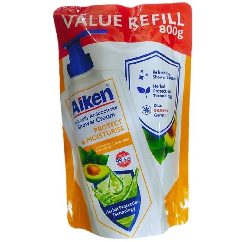 Aiken Antibacterial Shower Gel Refill Pack 800g | Shopee Malaysia
