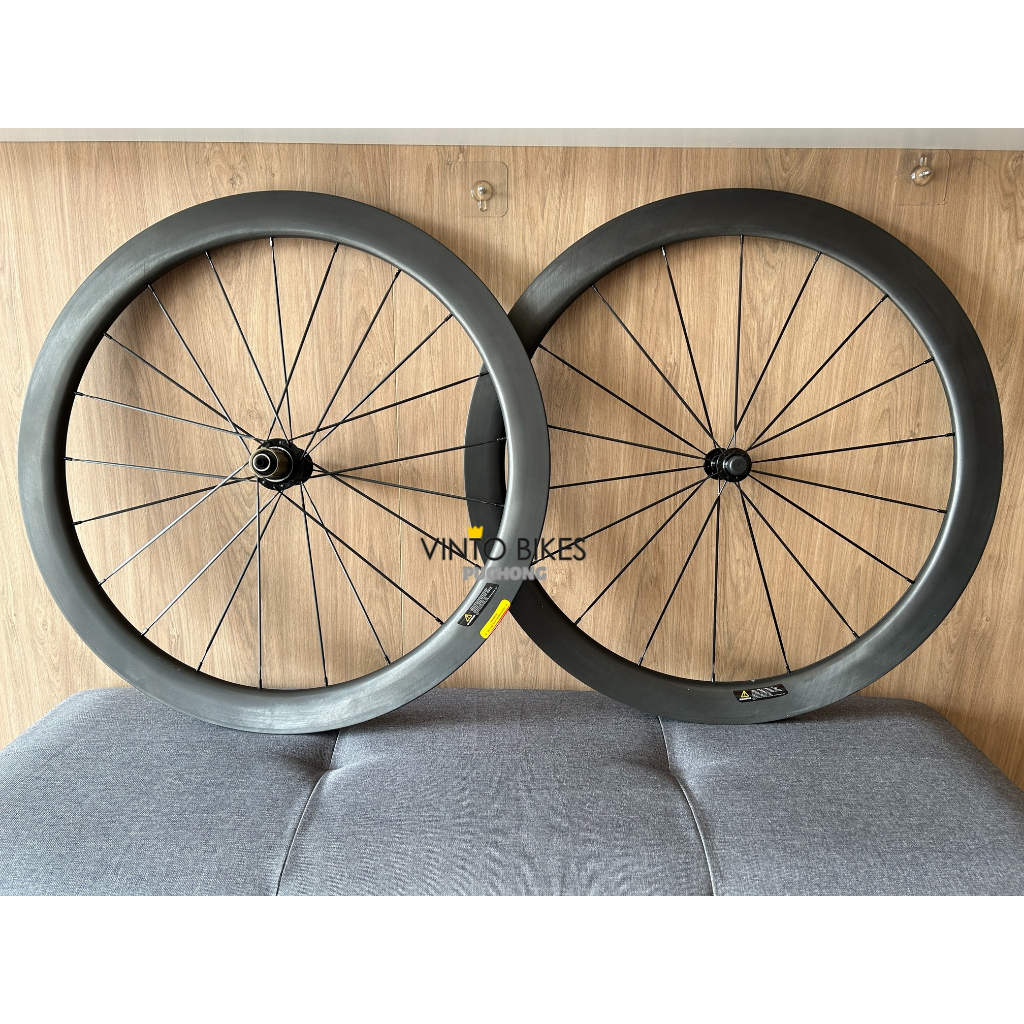 READY STOCK-Powerway Carbon Wheelset Ceramic Bearing 38mm/50mm | Shopee ...