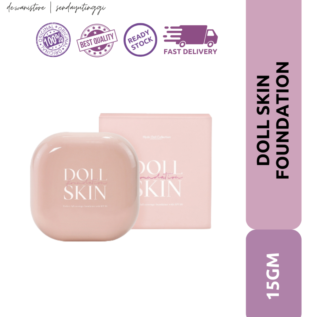 (100% Original) Sendayu Tinggi Doll Skin Foundation 15gm/Bedak Muka ...
