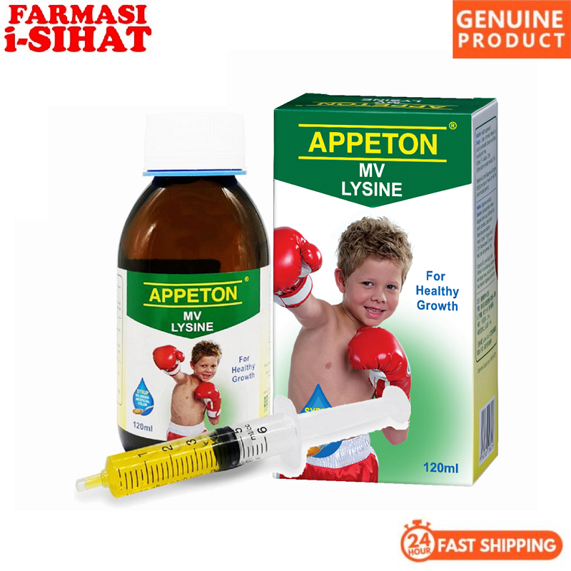 👍Appeton MV Lysine Syrup 120ml (For Healthy Grow) | Shopee Malaysia