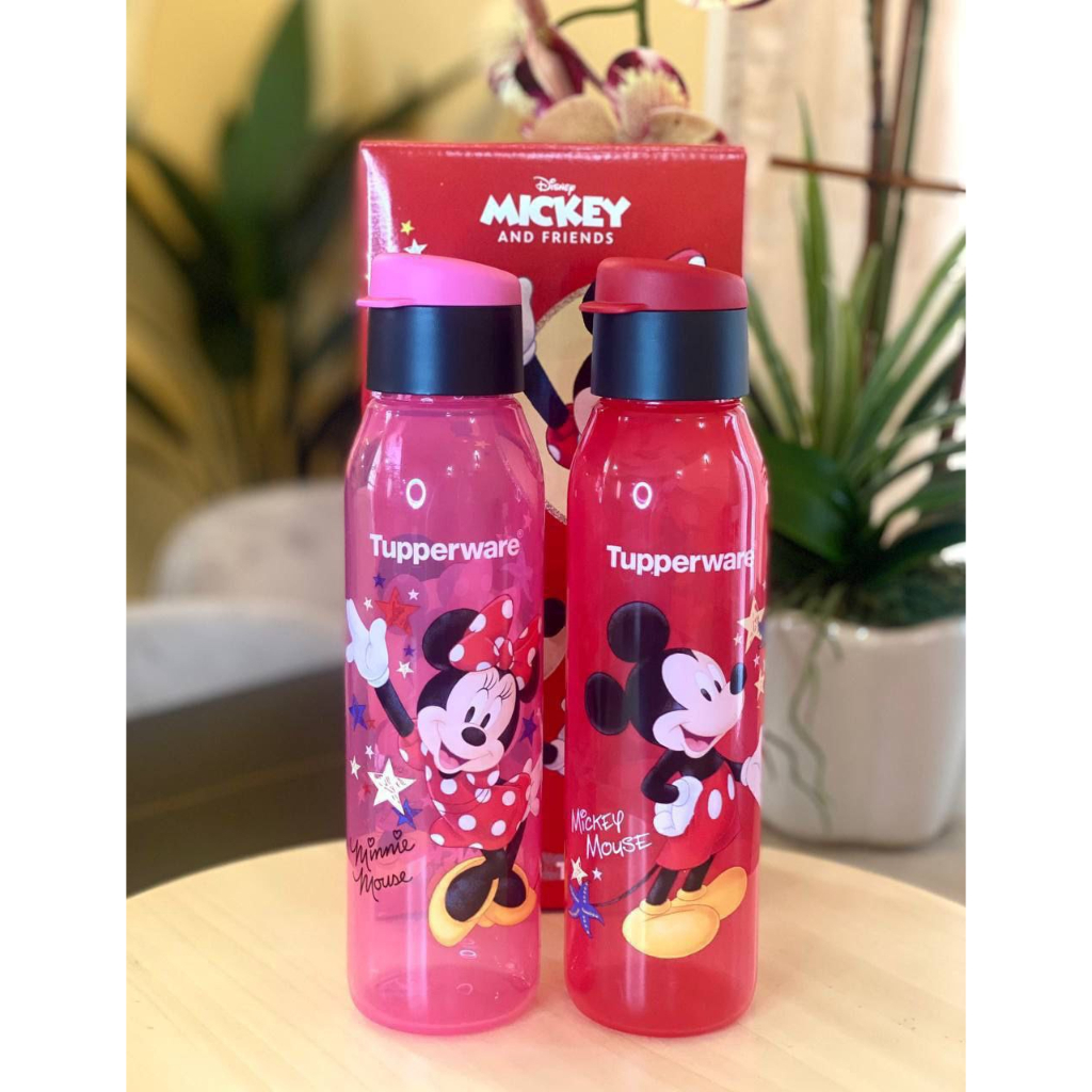 Mickey & Minnie Eco Bottle Ori Tupperware | Shopee Malaysia