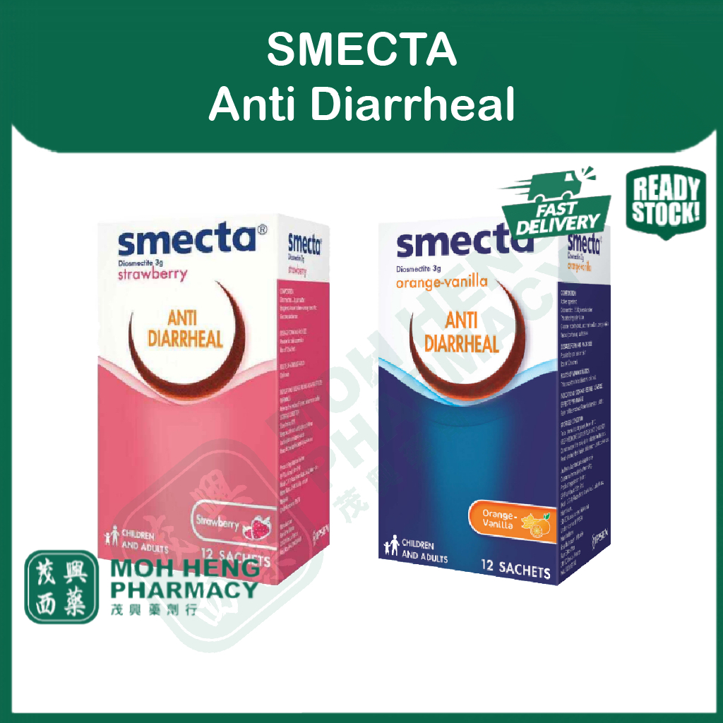 SMECTA Antidiarrheal (12 Sachets)(Exp 1/2026) | Shopee Malaysia