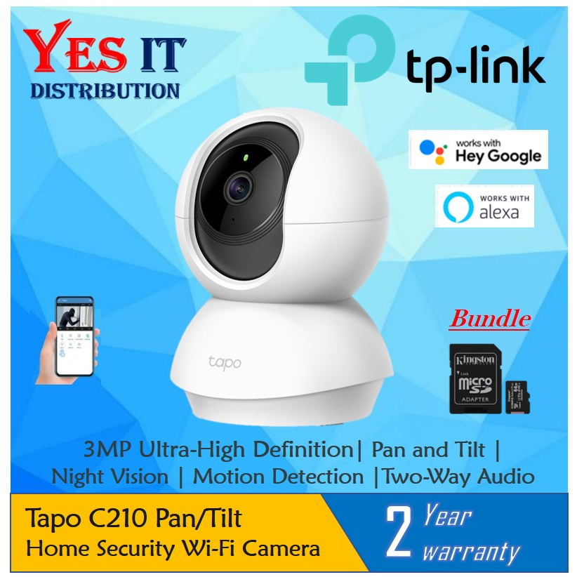 TP-Link Tapo C210/C212/C220 Pan/Tilt Home Security Wi-Fi Camera ...